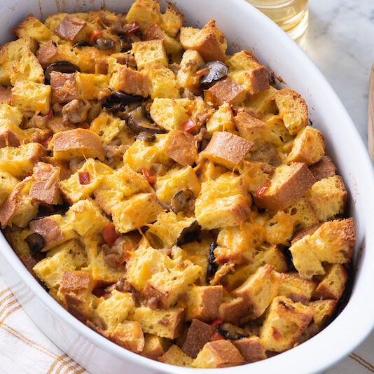 Christmas Morning Breakfast Strata - Weelicious