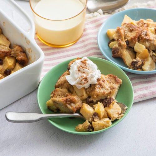 Breakfast Bread Pudding - Weelicious