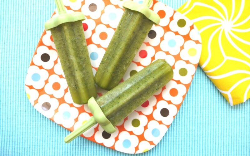 Green Ice Pops, Yes Green - Weelicious