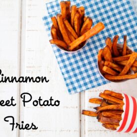 Cinnamon Sweet Potato Fries - Weelicious