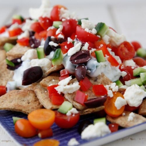 Greek Nachos - Weelicious