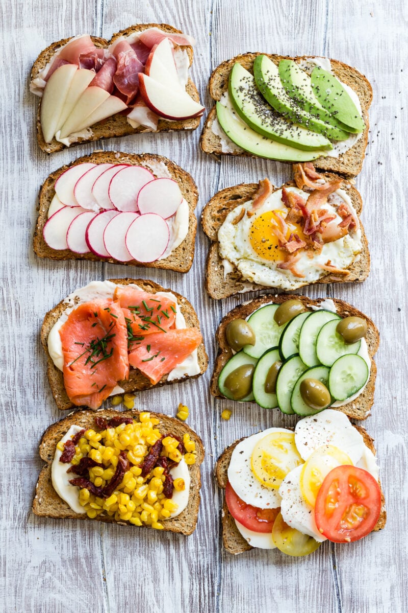 Savory Toast 8 Ways - Weelicious