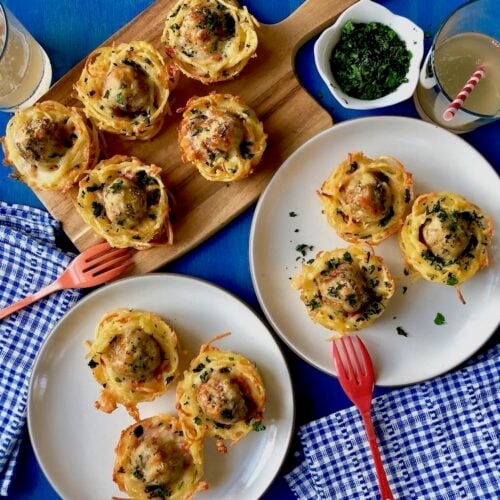 Spaghetti Cakes - Weelicious