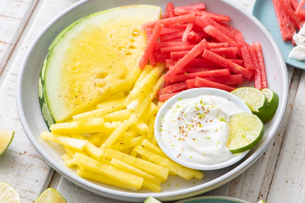 Watermelon Fries - Weelicious