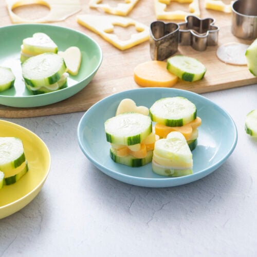Cucumber Stackers - Weelicious