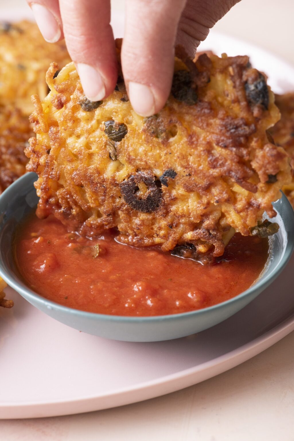 Spaghetti Cakes - Weelicious