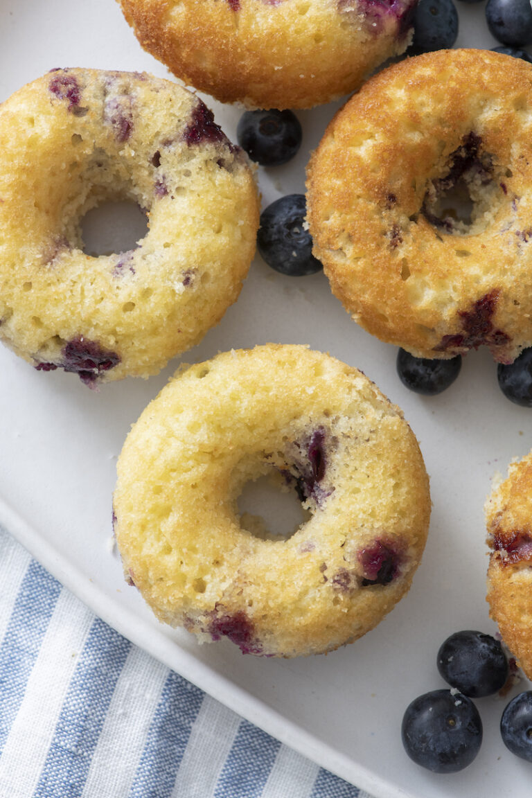 Baked Blueberry Doughnuts - Weelicious