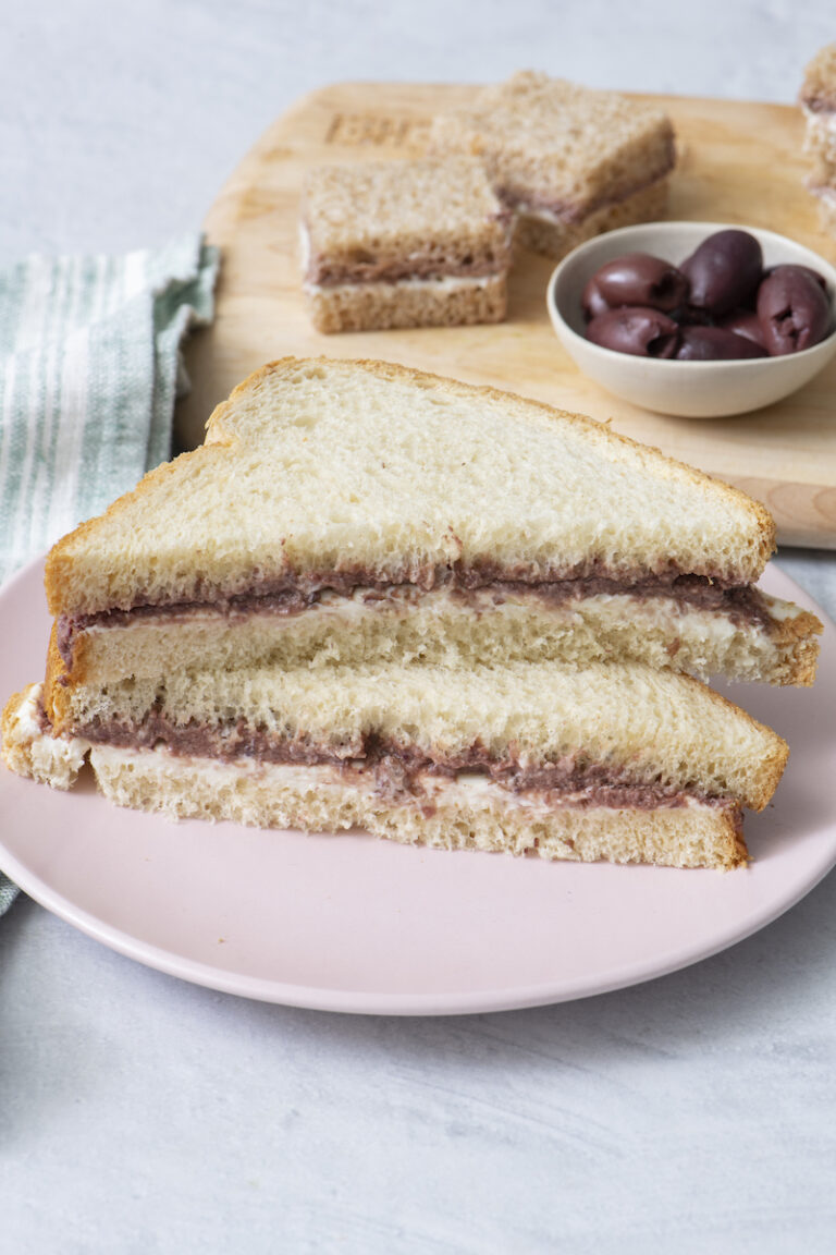 Olive Tapenade and Cream Cheese Sandwich - Weelicious