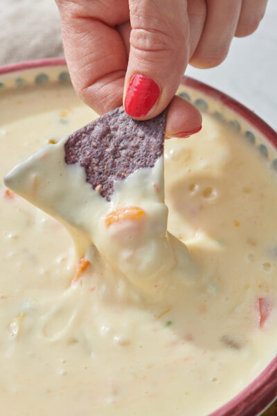 Slow Cooker Queso Blanco - (No Velveeta) - Weelicious