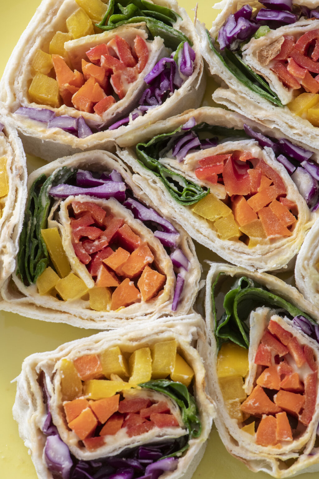 Rainbow Roll-Up Sandwiches - Weelicious