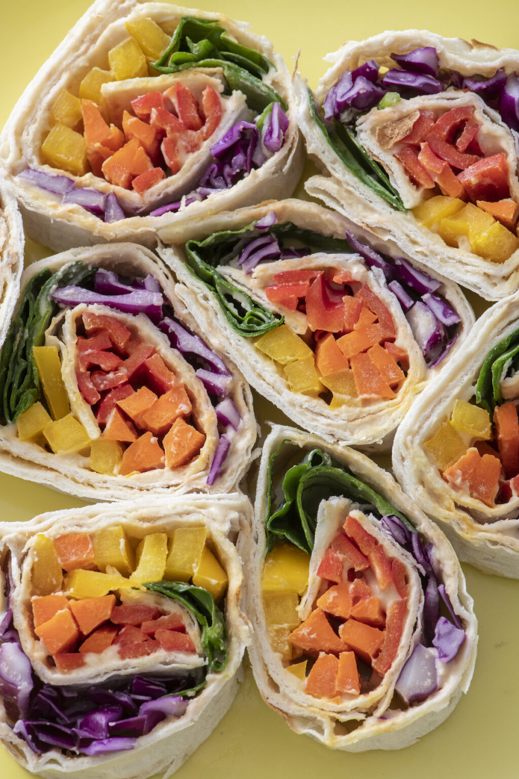 Rainbow Roll-Up Sandwiches - Weelicious