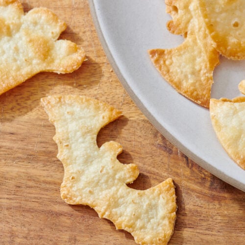 Baked Halloween Tortilla Chips - Weelicious