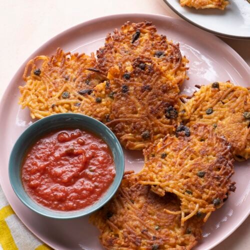 Spaghetti Cakes - Weelicious