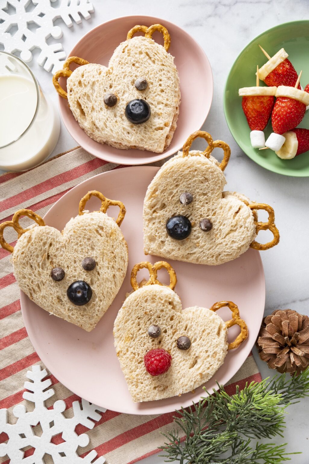 Reindeer Sandwiches - Weelicious